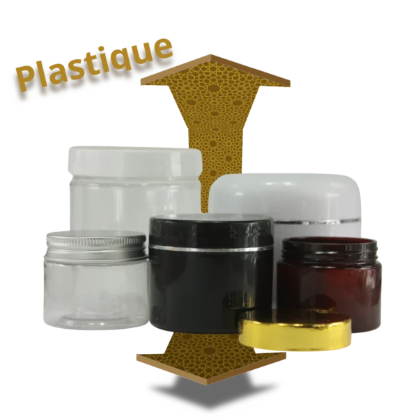 Pots plastique cosmétique – Emballages pour crèmes et soins